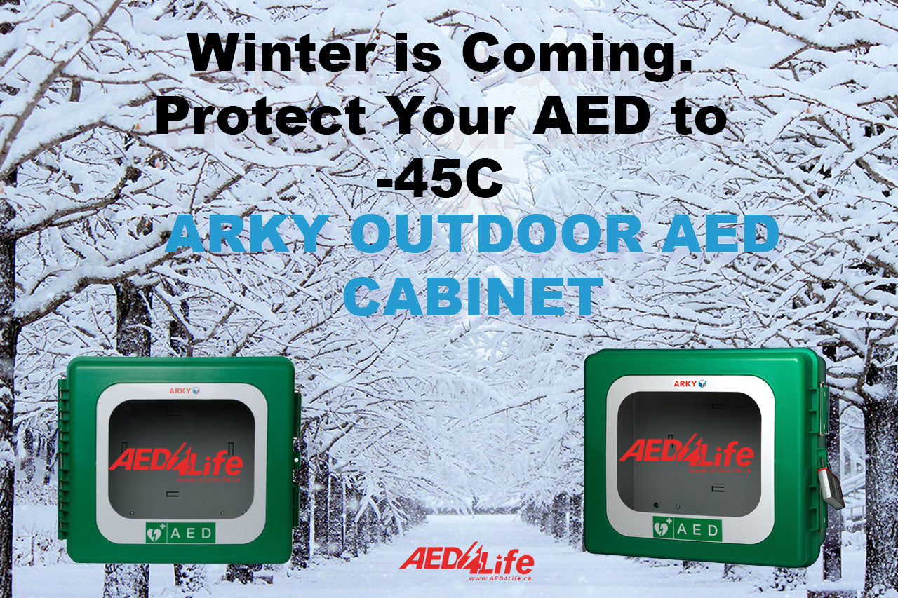 Storing an Automated External Defibrillator (AED) outside – AED4Life