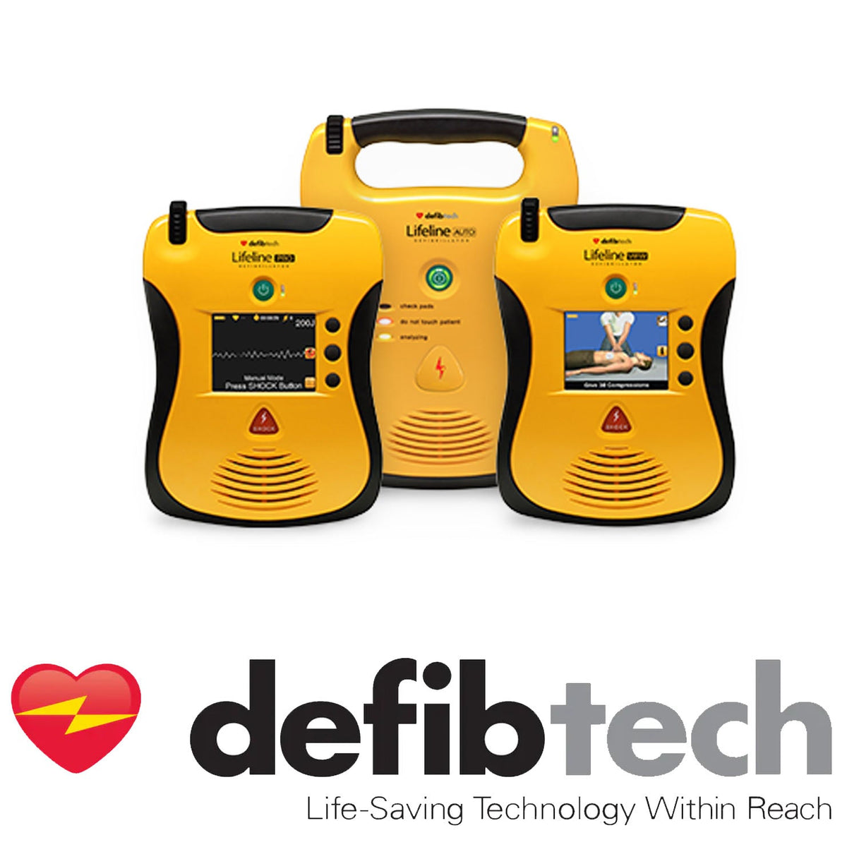 The Defibtech Lifeline AEDs (Automated External Defibrillators) – AED4Life