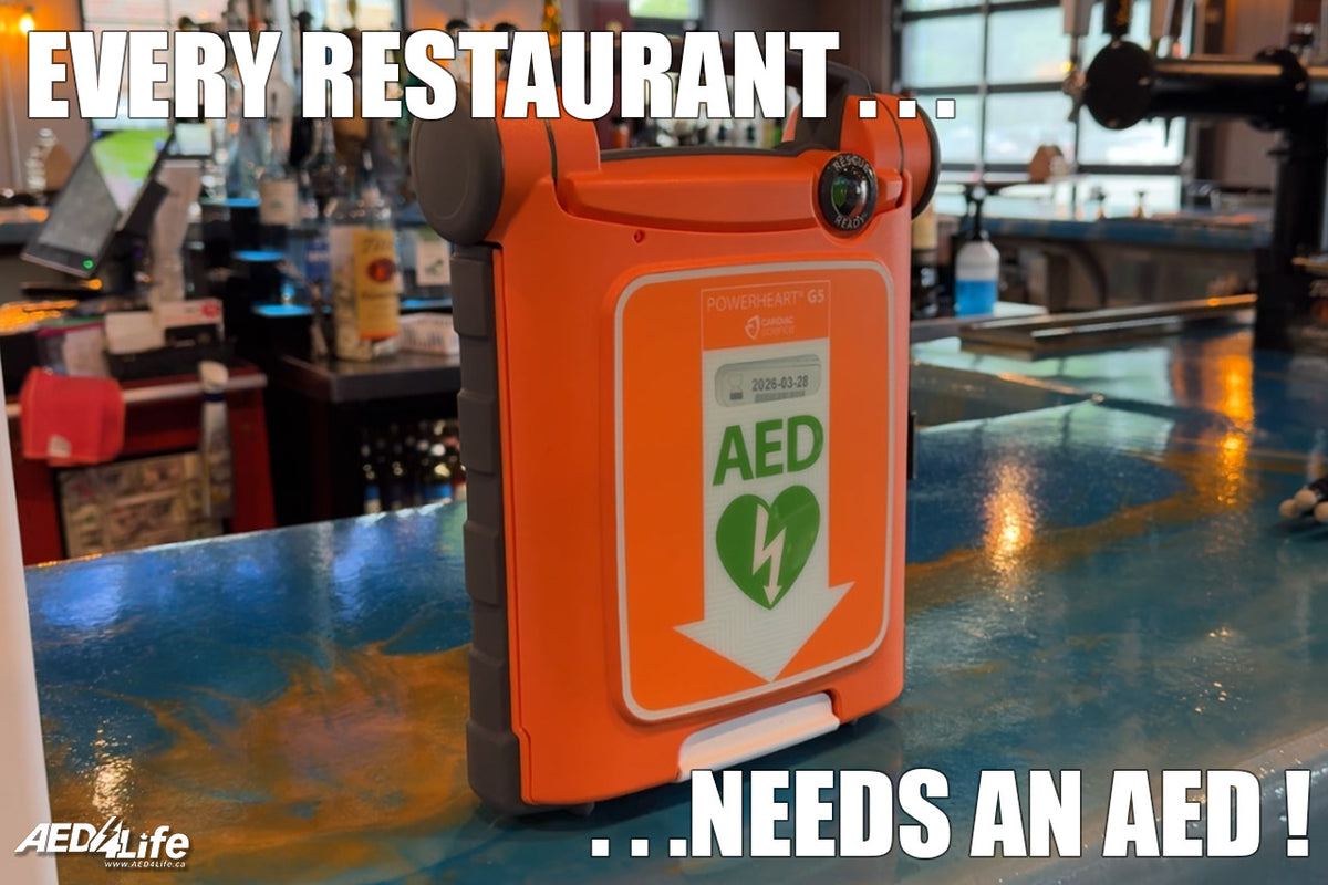 Every Restaurant Needs an AED – AED4Life