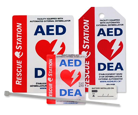 AED Awareness Decals/ Inspection Tag – AED4Life